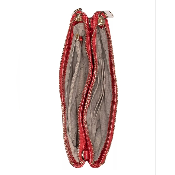 Brahmin | Bags | Brahmin Peri Red Crossbody Bag | Poshmark